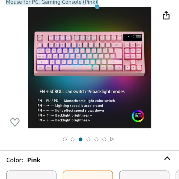 Computers, Laptops & Parts | Nwot Zjfksdyx C87 Wireless Gaming Keyboard ...